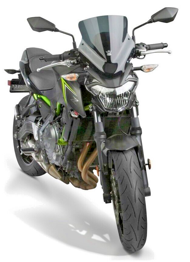 National Cycle VStream Windscreen Low Dark Tint 2017-19 Kawasaki Z650 ...