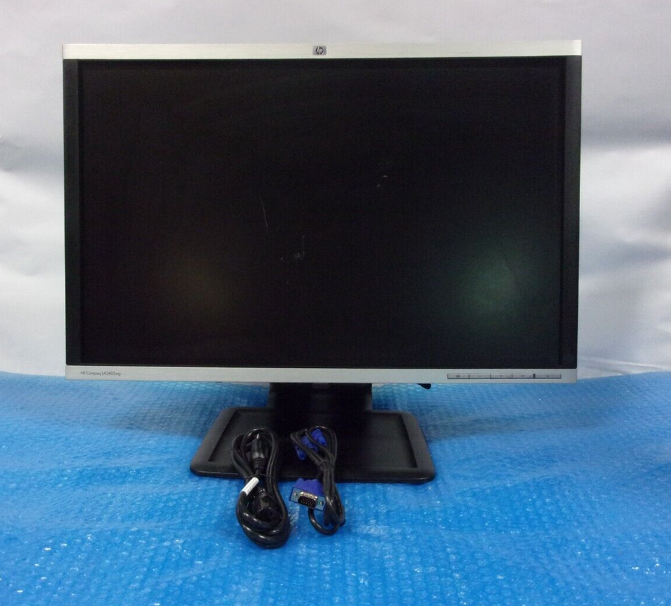 HP Compaq LA2405wg 24" 1920x1200 Widescreen LCD Monitor With Stand and ...