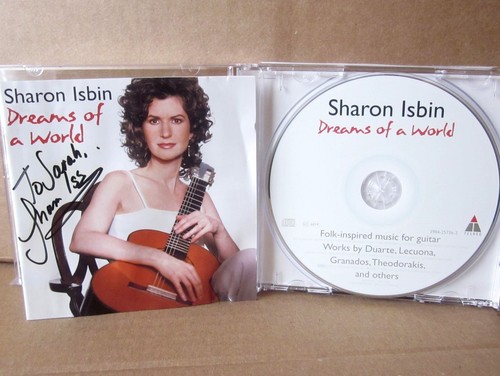 SHARON ISBIN folk-music Dreams of A World autograph CD guitar 1999 | eBay