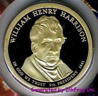 2009 S William Henry Harrison 25 Coin Roll Gem Proof | eBay