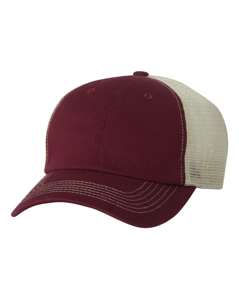Sportsman Contrast Stitch Mesh Cap 3100 Trucker Baseball Hat 16 Colors ...