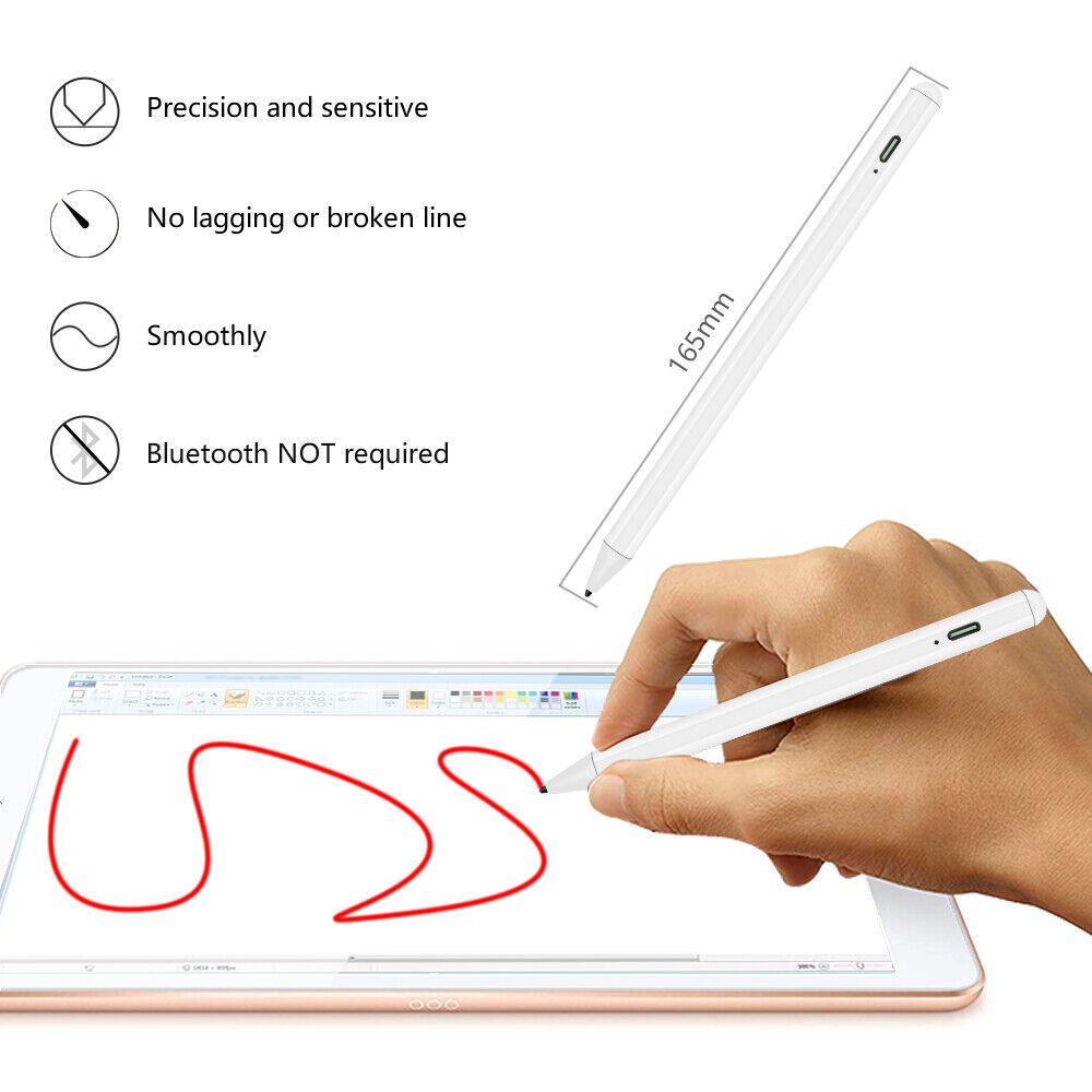 Active Stylus Capacitive Pen Bluetooth Pencil For iPad iPhone Samsung ...