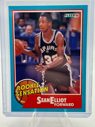 1990-91 FLEER Rookie Sensations SEAN ELLIOT #2 Rookie Card Raw/New ...