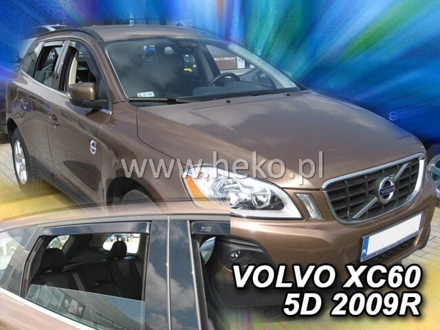 VOLVO XC60 IN-CHANNEL RAIN GUARDS WIND DEFLECTORS 2010-2017 | eBay