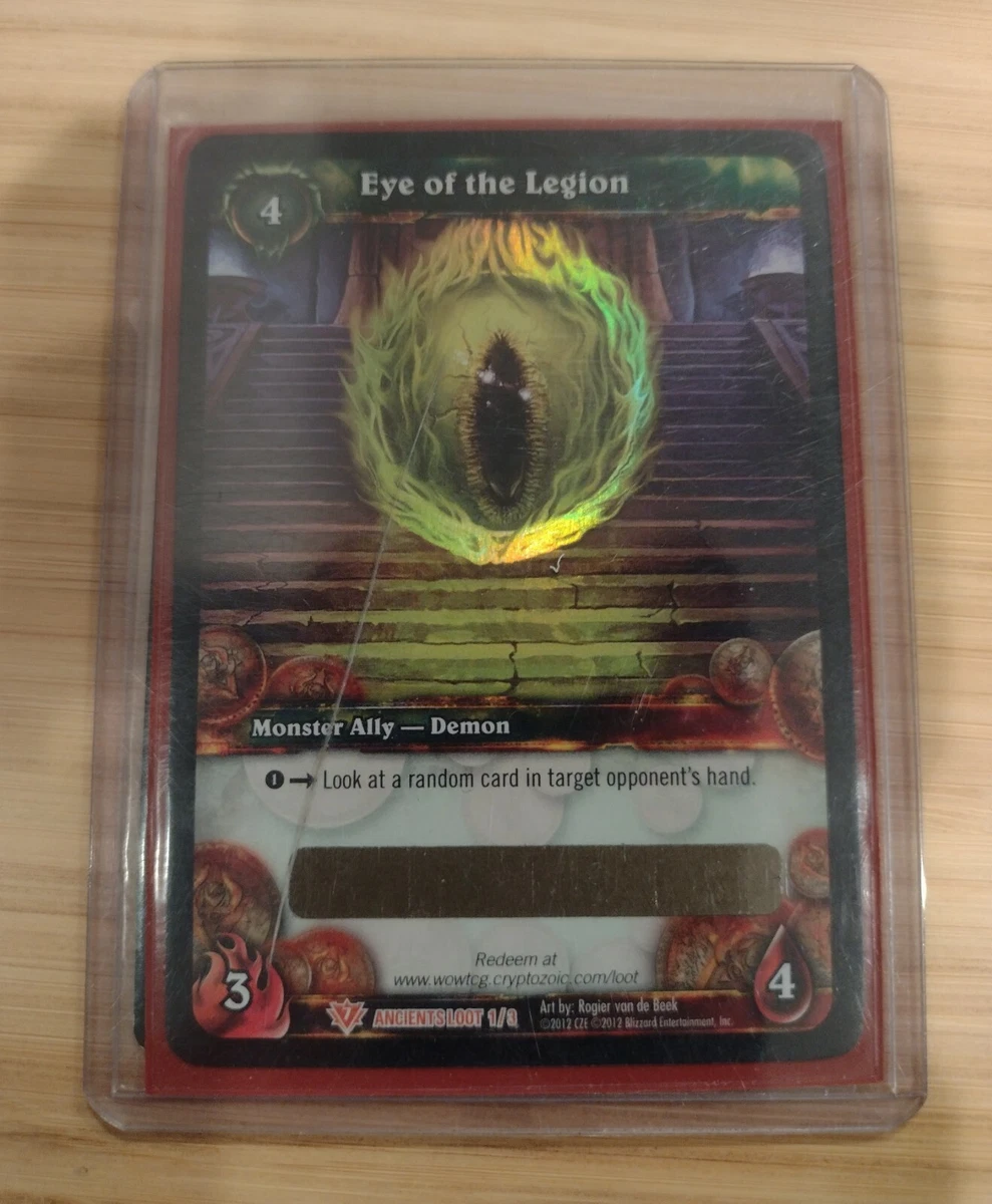 World Of Warcraft Eye Of The Legion Loot Card Unscratched