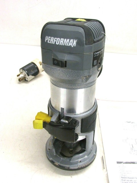 Variable Speed Compact Router With LED Lights Performax Model 241-0973 ...