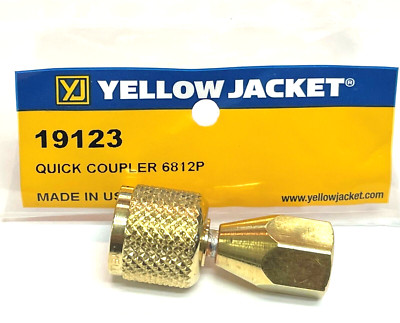 Yellow Jacket, Ritchie Engineering, Quick Coupler, 1/8" NPTFM x 3/8"FMF ...