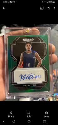 2022 Panini Prizm Draft Picks #DP-KSO Kai Sotto Draft Picks Autographs ...