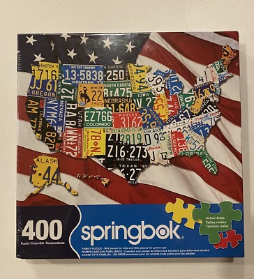Springbok's 400 Piece Jigsaw Puzzle State Plates | eBay