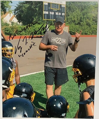 Vice Presidential candidate “coach” Tim Walz signed 8x10 photo. Has COA ...
