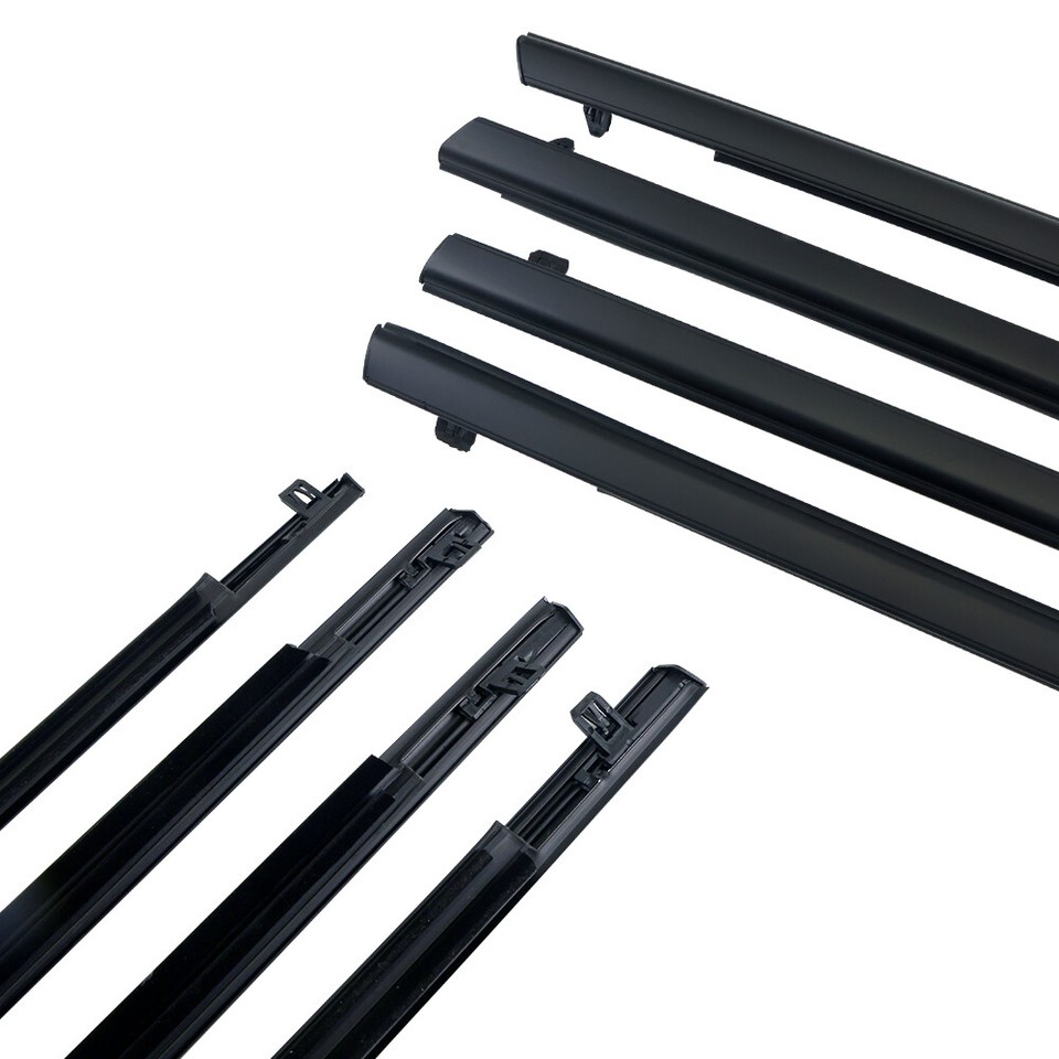 4pc Door Window Reveal Molding Weatherstrip For 08-09 Pontiac G8 GT GXP ...
