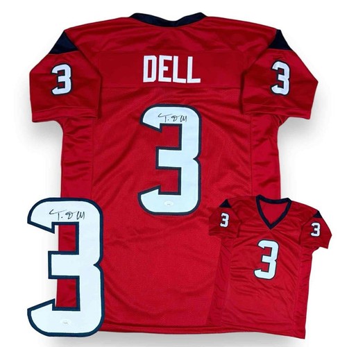 Nathaniel Tank Dell Autographed SIGNED Jersey - Red - JSA Authenticated ...