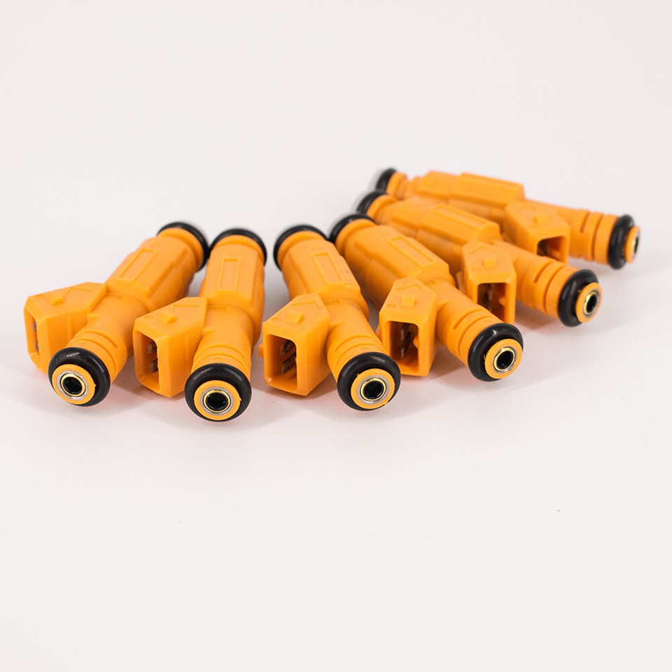 1987-1998 Jeep Grand Cherokee Wrangler 4.0L Bosch Fuel Injectors Set 6 ...