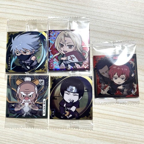 "Naruto Wafer Seals Set of 5 - Kakashi Sai Sasori Tsunade Oonoki" | eBay