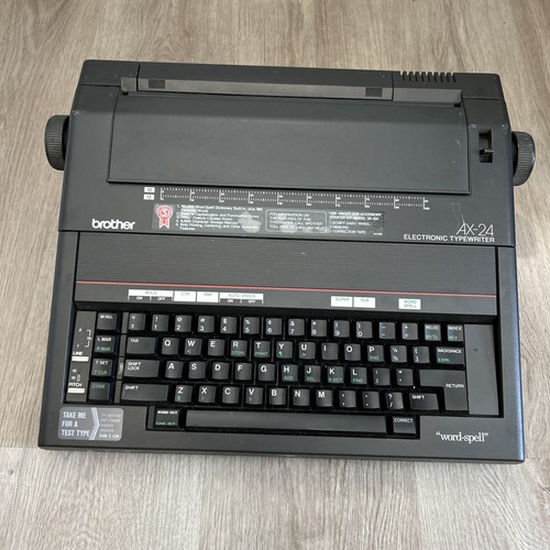 Brother AX-24 Portable Self Correcting Electric Typewriter For Parts ...