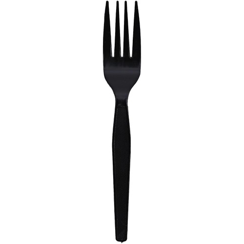 Heavy Weight Plastic Fork, Black, 1000 Count 35255304030| eBay
