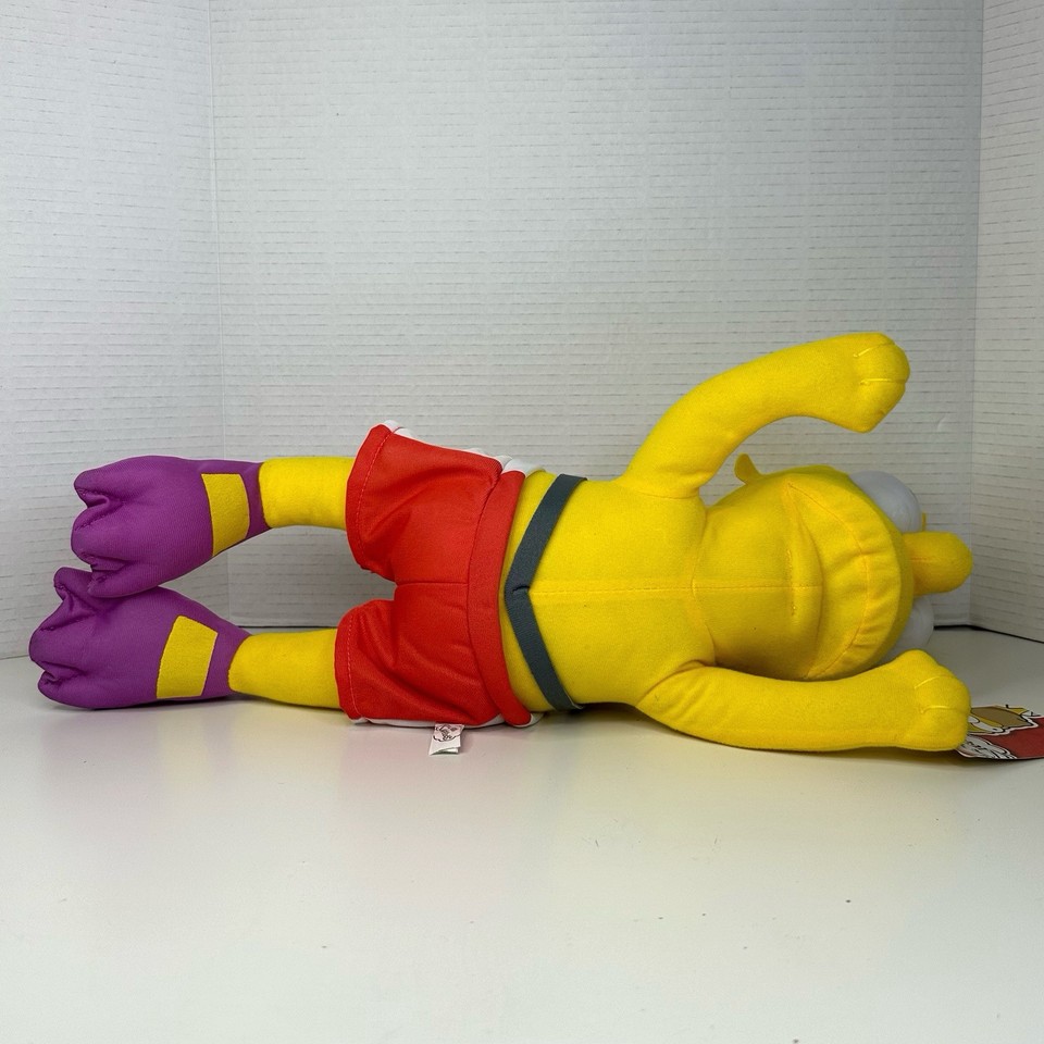 BART SIMPSON Sharkboy Plush W/Fin & Trunks 20" Long Hanging Stuffed Toy ...