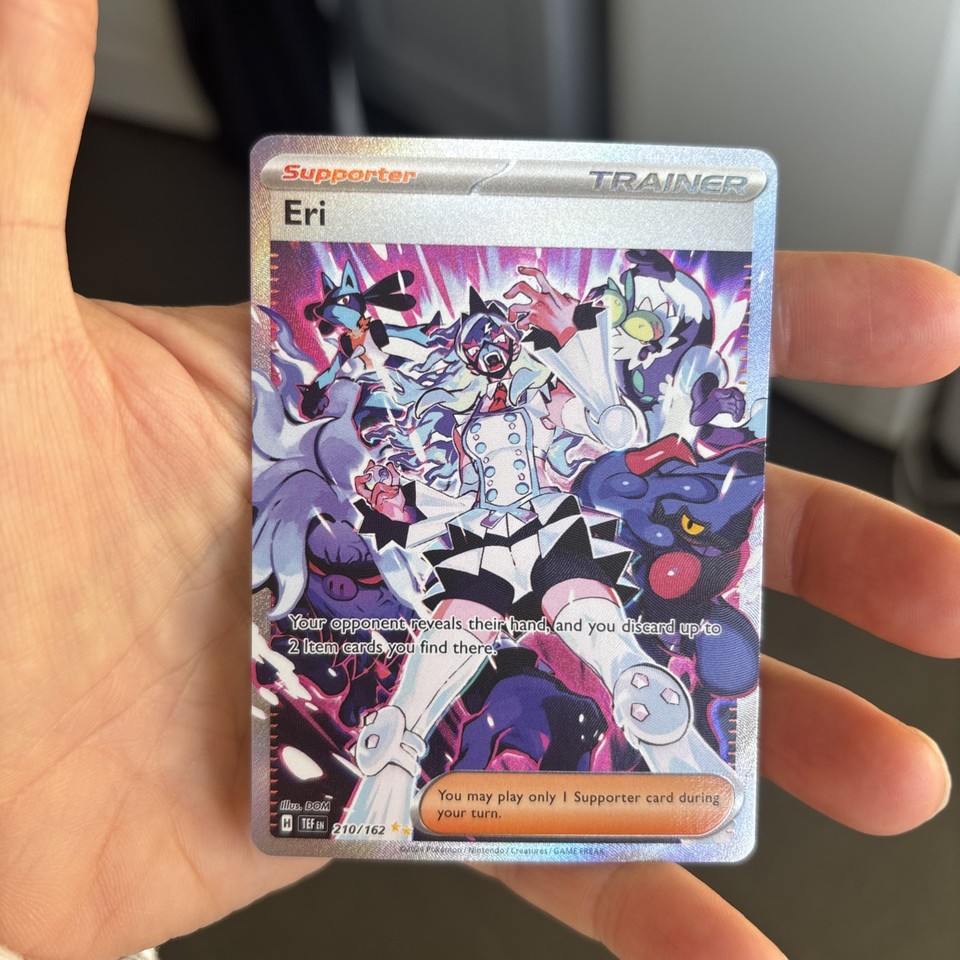 Eri 210/162 Trainer Special Illustration Rare Temporal Forces Pokémon ...