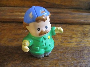 Fisher Price Little People construction mechanic Garage worker vehicle ...