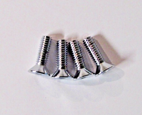 5/16-18 x 1" CHROME FLAT HEAD ALLEN BOLTS 4-PACK HARLEY MOTORCYCLE | eBay