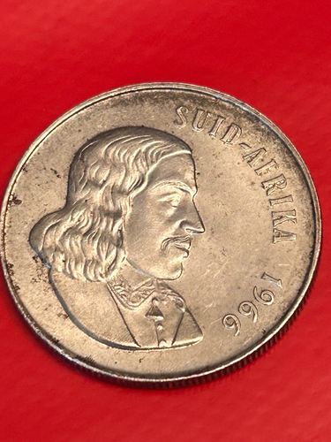 1966 South Africa .800 Silver 1 Rand Coin ref D 31 | eBay