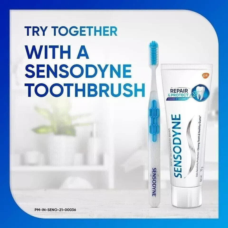 Sensodyne Toothpaste Fresh Gel for daily sensitivity protection (150 gm ...