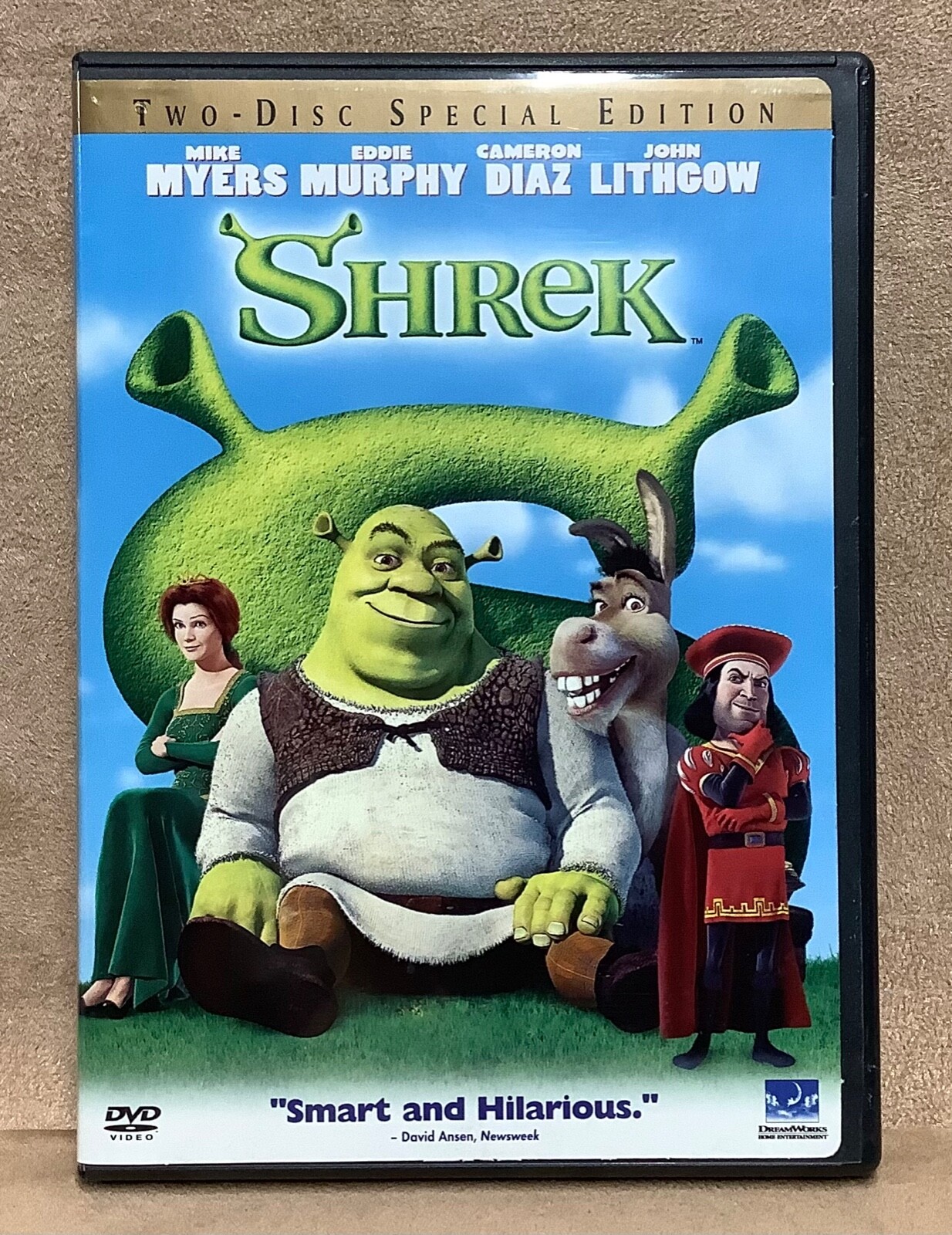 Shrek 2001 Dvd Cover