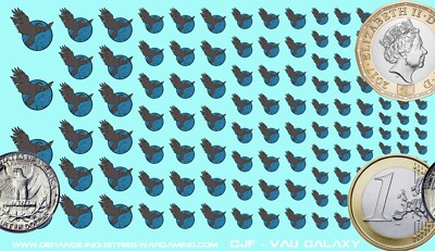 Clan Jade Falcon - Vau Galaxy - Waterslide Decals for Battletech | eBay