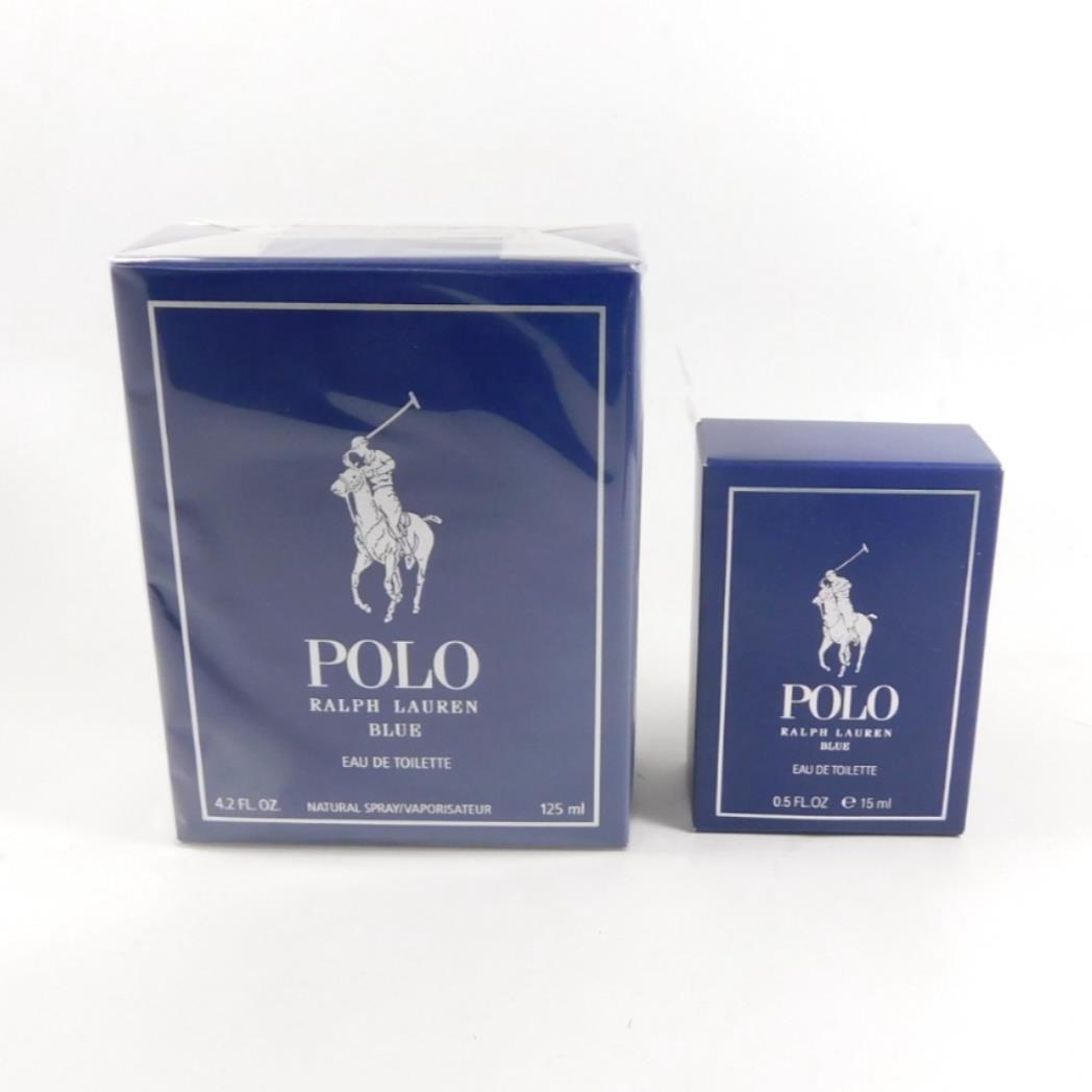 Ralph Lauren Polo Blue Set pcs EDT For Men 125 ml + 15 ml *NEW IN ...