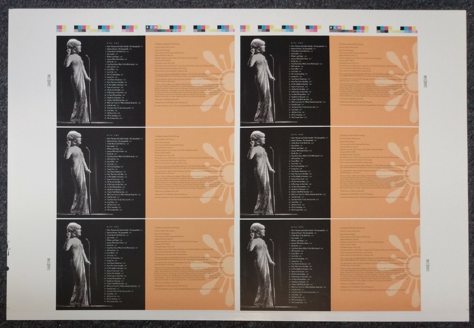 Dusty Springfield The Dusty Springfield Anthology 1997 ARTIST'S PASTE ...