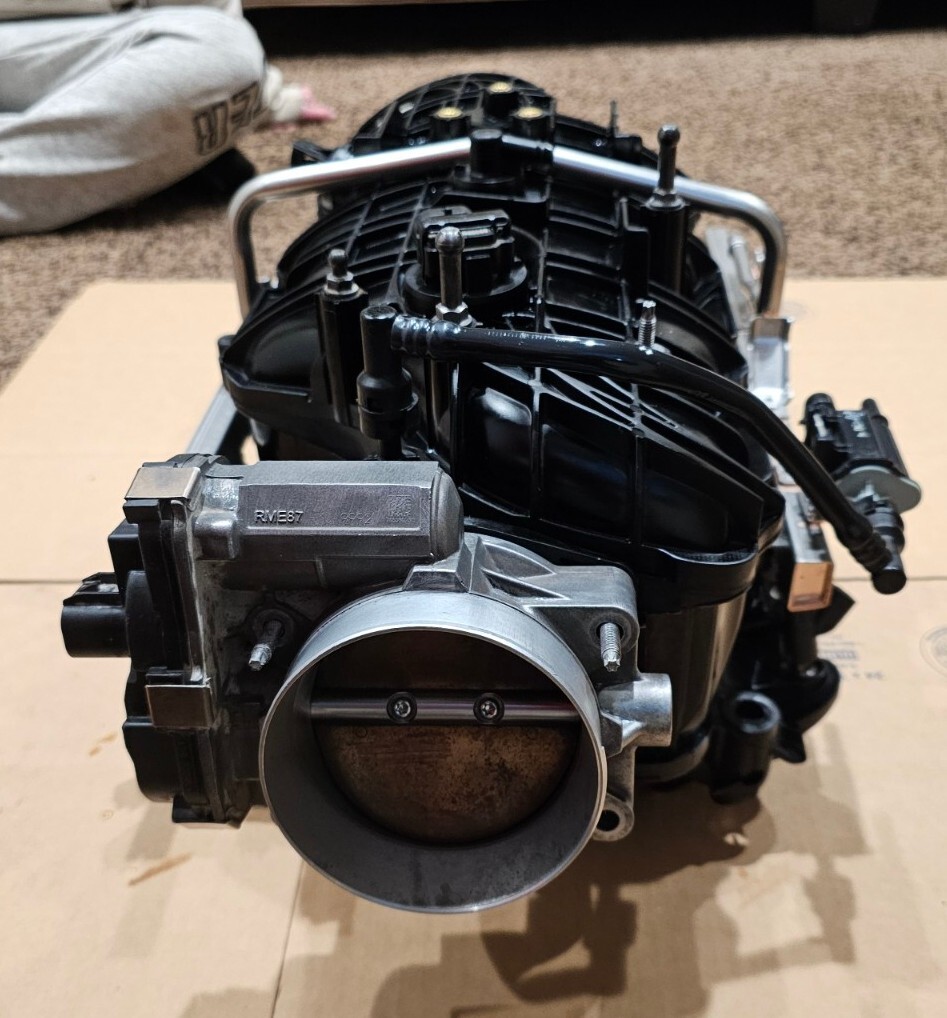 GM TBSS Trailblazer SS Intake Thottle Body Fuel Rails & 50lb Injectors ...