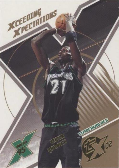 2002-03 Topps Xpectations - Xceeding Xpectations Kevin Garnett #159 / ...