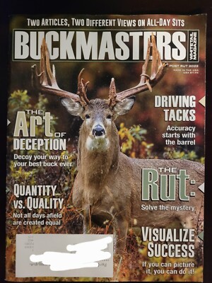 Buckmasters MAGAZINE Post Rut 2022 Issue Deer Hunting | eBay