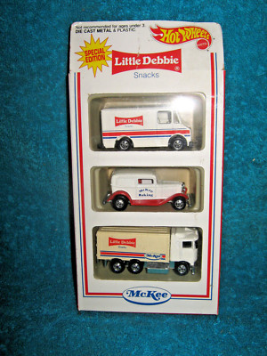 LITTLE DEBBIE DELIVERY TRUCKS-HOT WHEELS SET-NIB-1994 MATTEL | eBay
