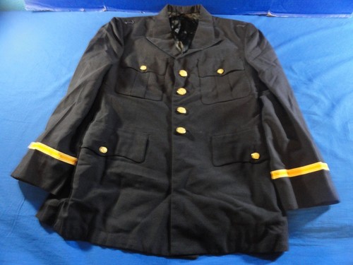 VINTAGE U.S. ARMY SERVICE UNIFORM DRESS BLUE WOOL ASU JACKET OFFICER ...