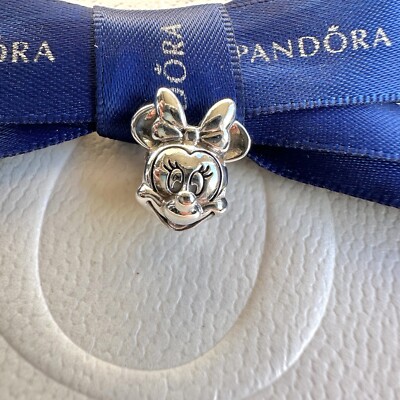 Authentic Pandora Sterling Silver Disney Minnie Portrait Charm #791587 ...