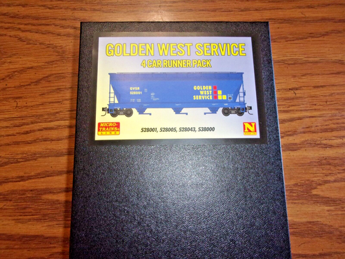 Micro-trains c 983 00 199 New N-scale Golden West Service 4 Runner Pack ...