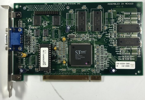 STB Systems S3 Trio64 64MB PCI Graphique Carte - 1X0-0334-309 | eBay
