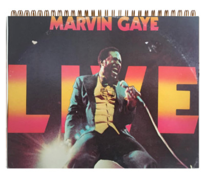 for the Marvin Gaye - LIVE fan / Album Cover Notebook MOTOWN 1968 rare ...