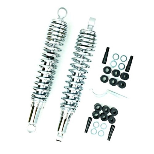 MDI Shocks - 365mm Chrome Body / Chrome Spring / Eye to Eye / No Shroud ...
