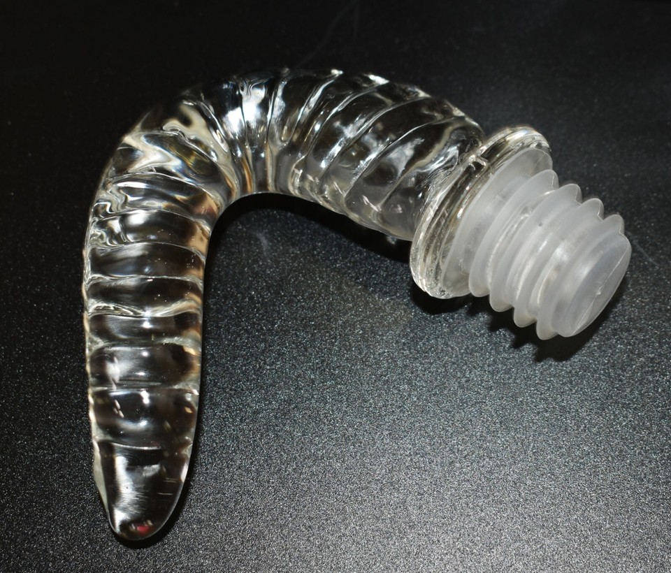 Snake Cobra Whisky Decanter Bottle Glass Sculptured Art Glass 1000 ML ...