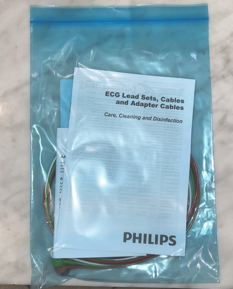 Philips - 989803171821 CABL ECG 5 lead Snaps, AAMI, Tele (ECG Lead Set ...