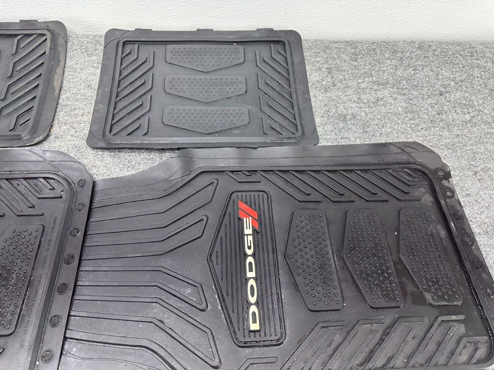 DODGE CHARGER SXT 11-23 OEM BLACK RUBBER WEATHER FLOOR MAT LINER MATS ...
