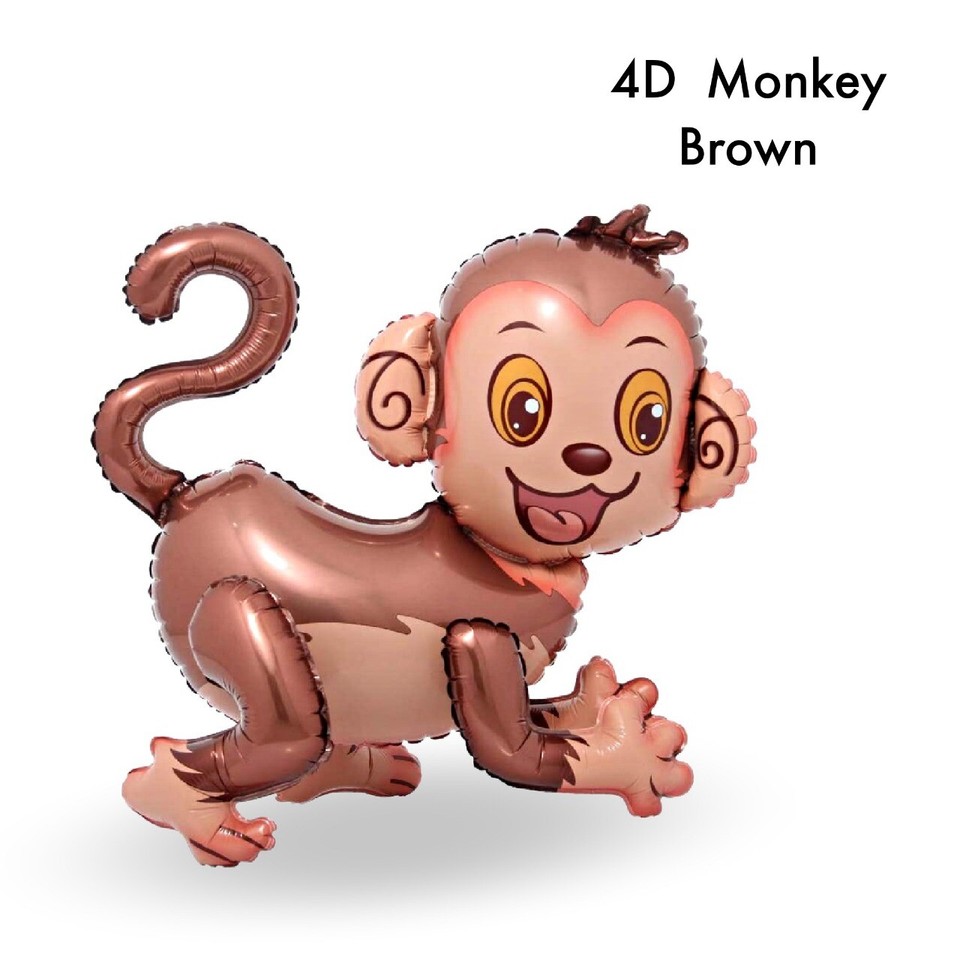 4D DINOSAUR FOIL Balloons Helium Baloon Jungle Birthday Children Party ...