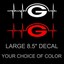 Georgia Bulldogs Heartbeat Large 8.5 Inch Decal/Sticker Car Laptop Yeti ...