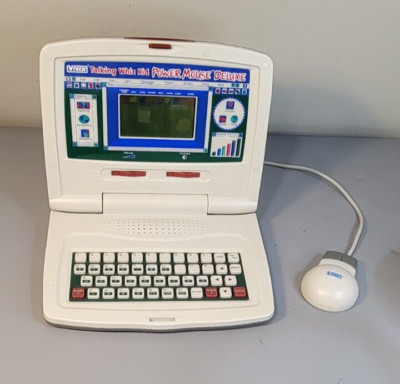 VTech Talking Whiz Kid Power Mouse Deluxe Laptop - WORKS -With Mouse ...