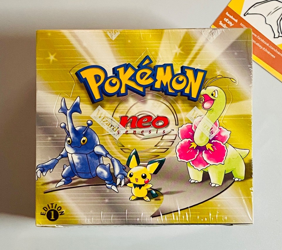 Pokemon Neo Genesis 1st edition Booster Box English Sealed | eBay