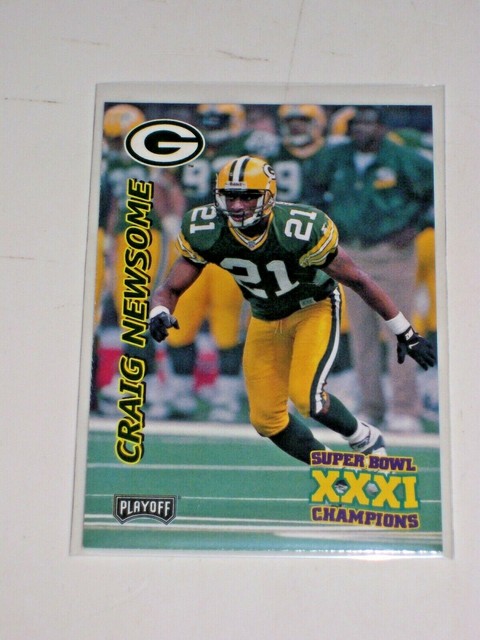 1997 Playoff Green Bay Packers Super Sunday - #10 Craig Newsome for ...