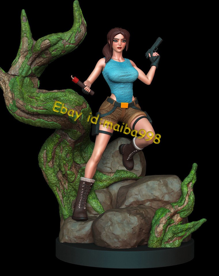 Lara Croft Tomb Raider 3D Print Garage Kit Model Kit Unpainted ...