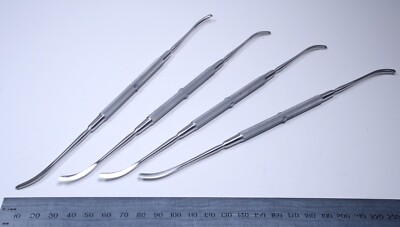 4x V. Mueller #RH800 Rogers Submucous Dissector 8¾" Double Ended ...